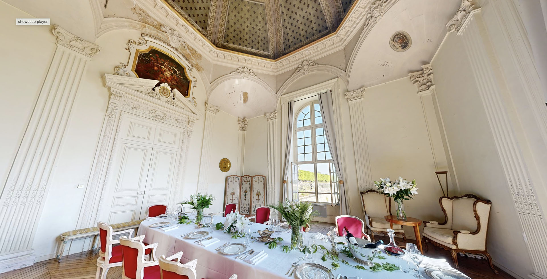 Salon Louis XIV - AERIAL Studio - Visite immersive 3D • Vidéo • Photo